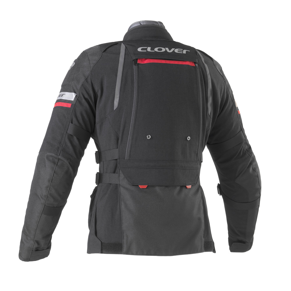 Chaqueta moto CLOVER GTS-4 WP AIRBAG Negro en venta - Ropamotorista.com