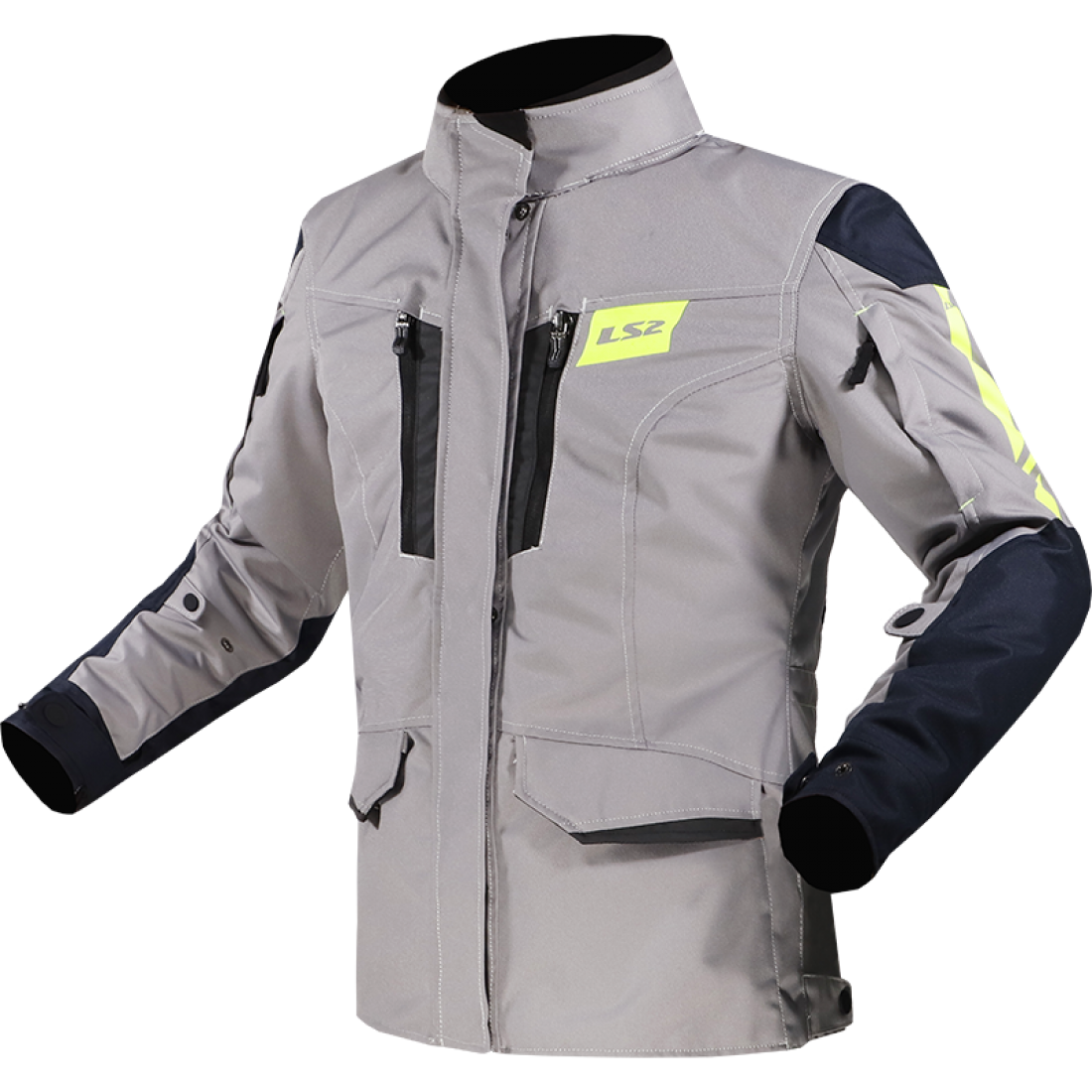Chaqueta moto LS2 Metropolis EVO Blue HV Yellow en venta ...